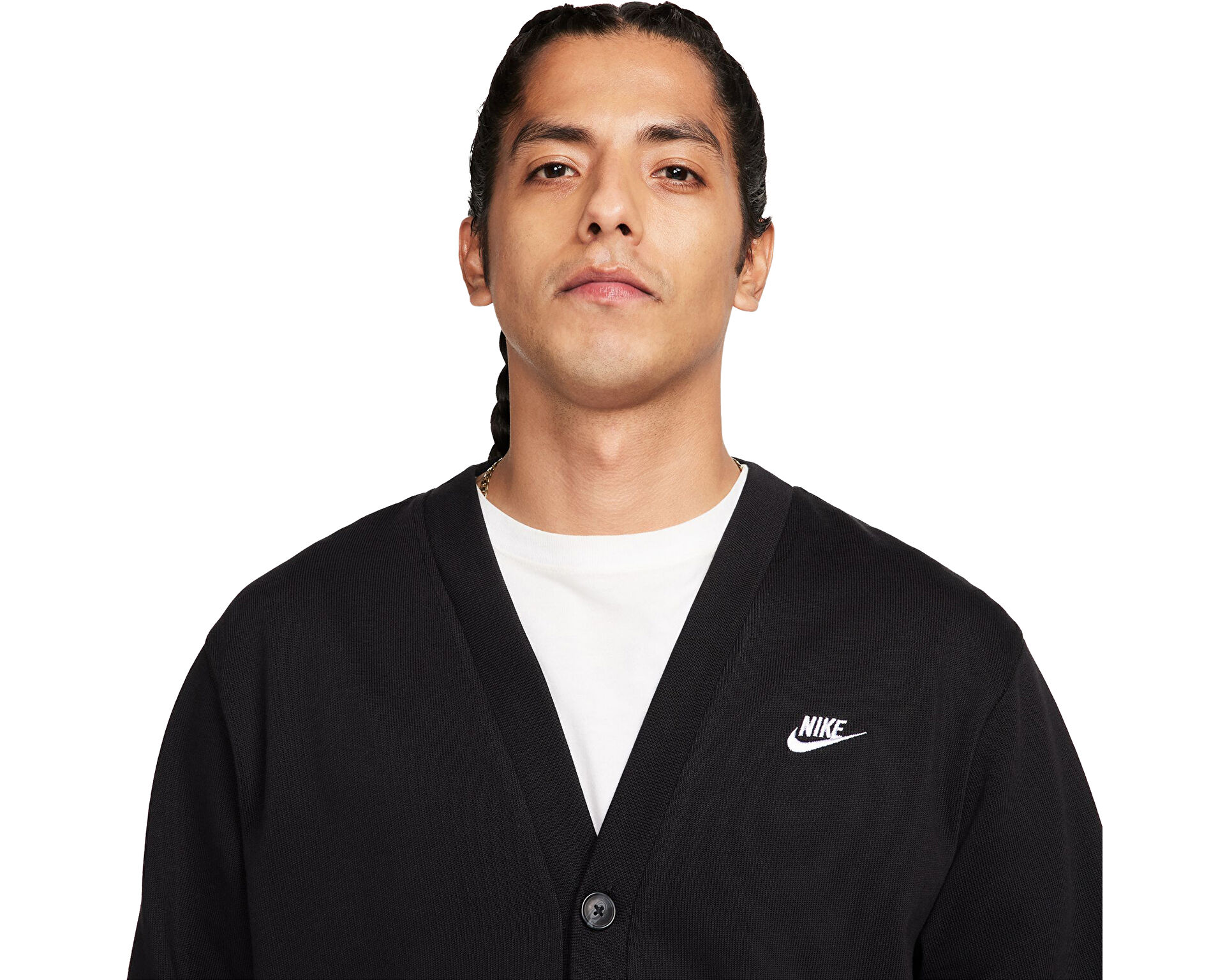 Nike Erkek M Nk Club Fairway Cardigan Siyah FN3898 010
